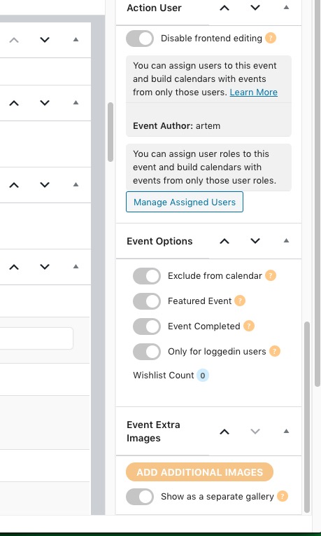 Just installed an update for the Event Photos plugin (1.0.3) but can not see the option for ...