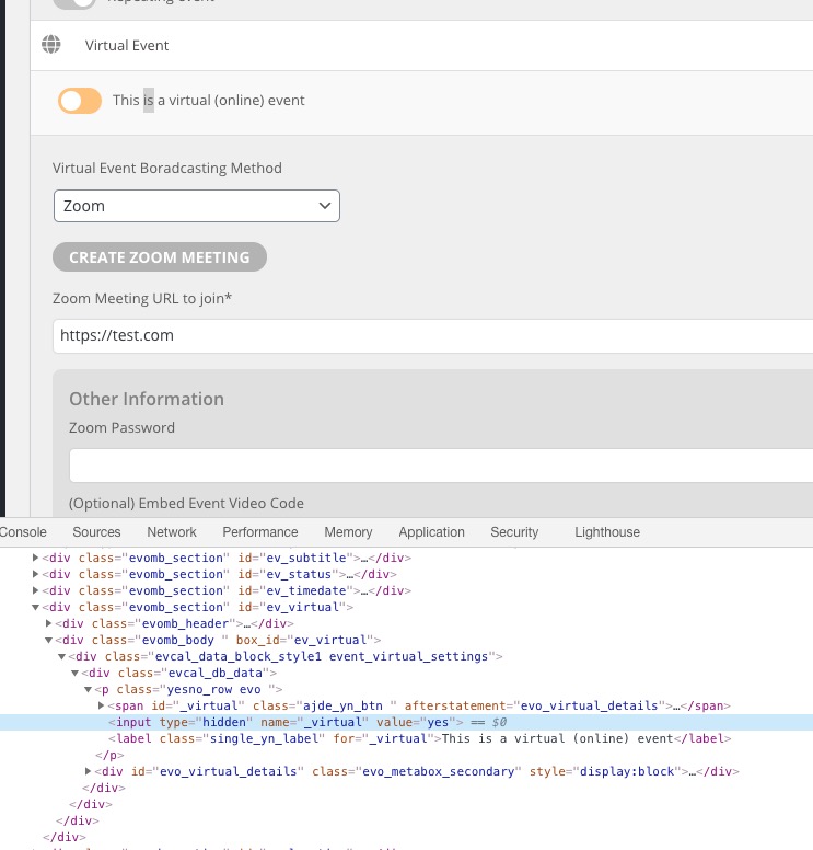 CSV Import Virtual Online Event – EventON Help Desk