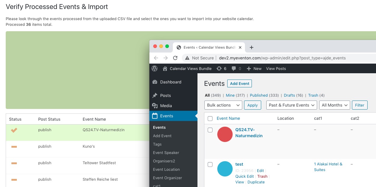 Csv Importer Doesnt Work Eventon Help Desk