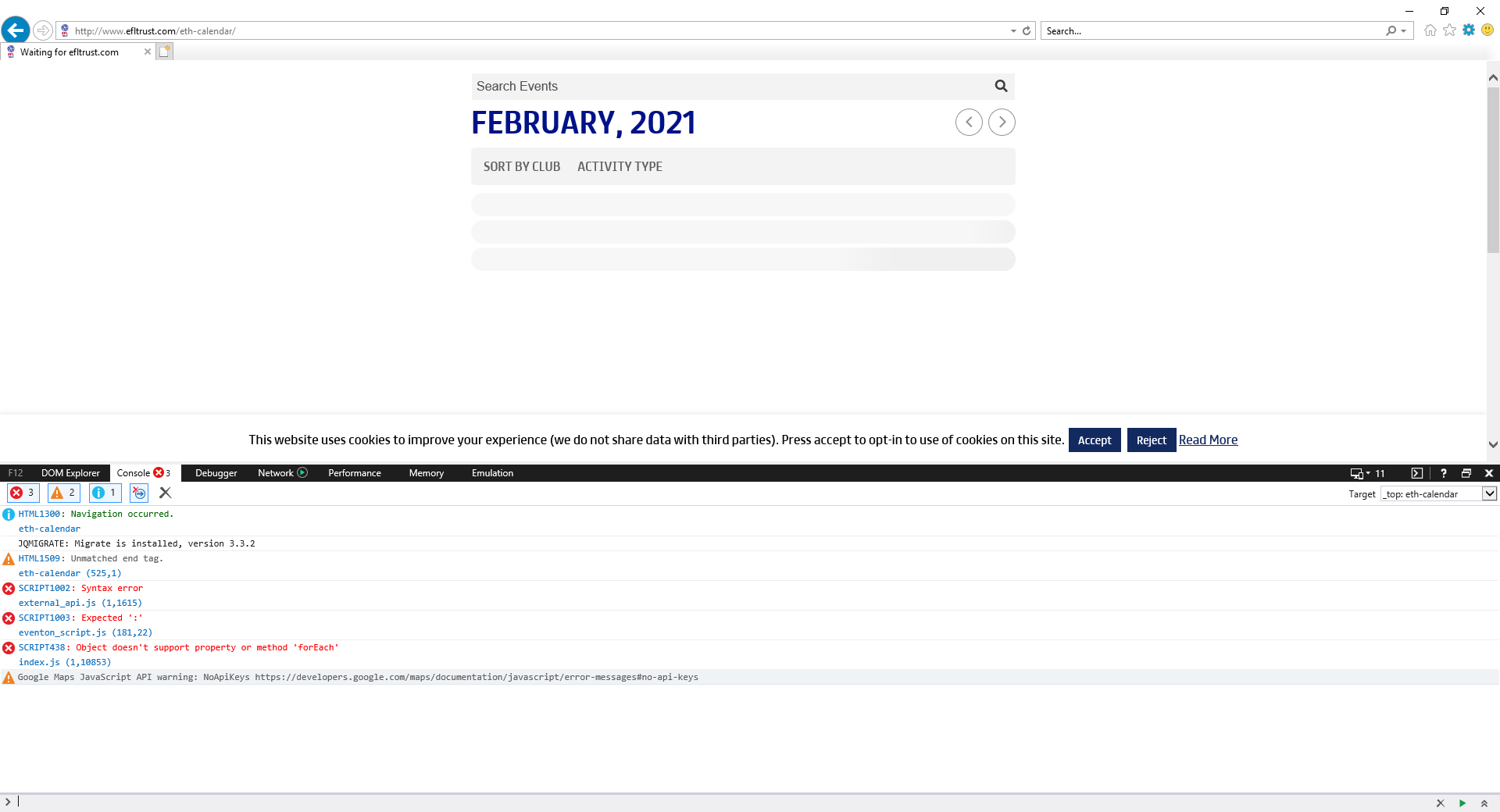 Plugin Not Working In Internet Explorer Eventon Help Desk 1782