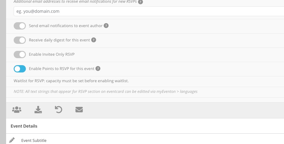 RSVP Points – EventON Help Desk