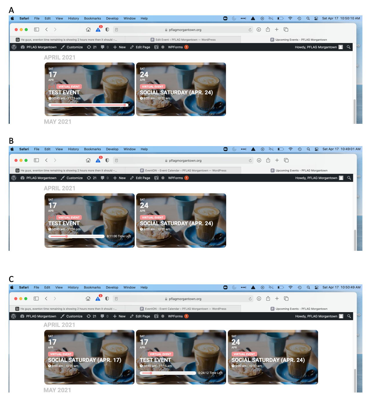Time Left Incorrect And Not Fixed By UTC Offset Time EventON Help Desk