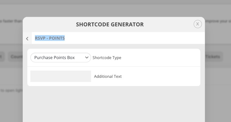 Show remaining poits shortcode – EventON Help Desk