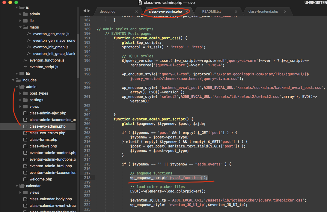 Select Different Location from list button, create new location, Select Different organizer from ...