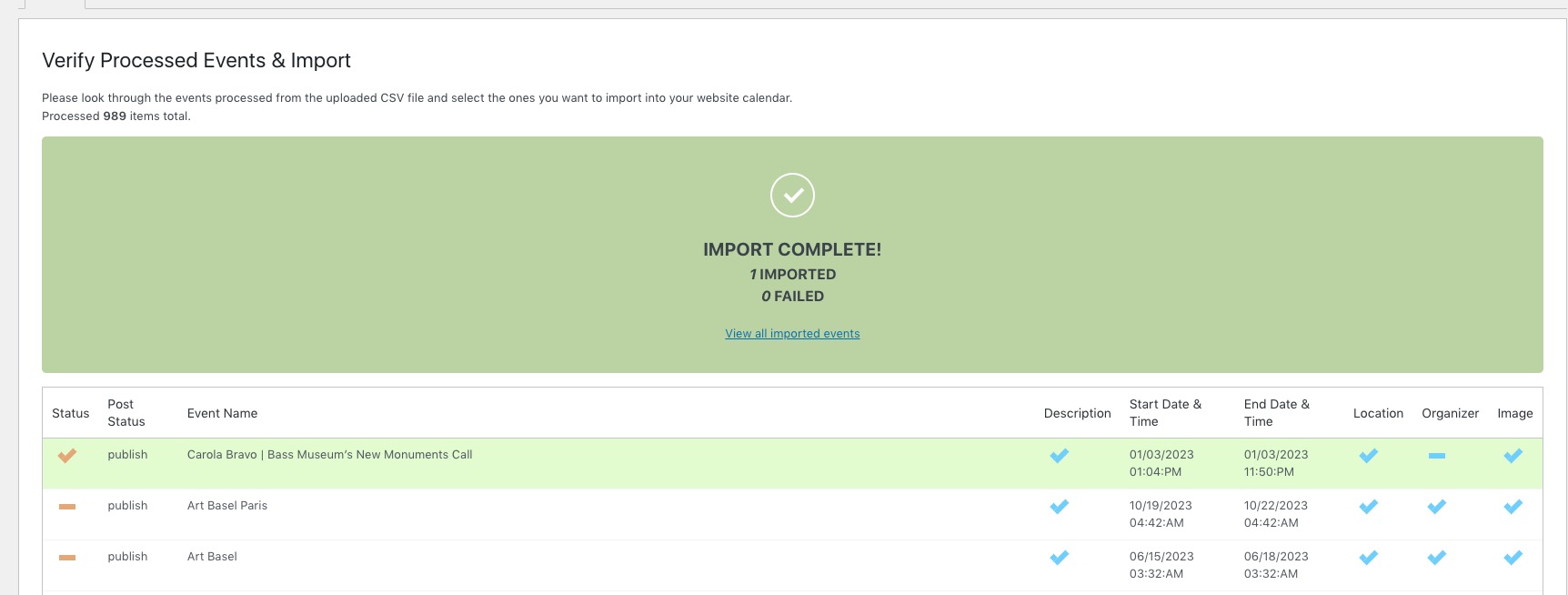 Csv Export Problem Content In Wrong Column Eventon Help Desk