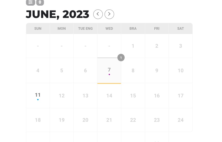 Colors defined on categories, shown on fullcalendar view – EventON Help ...