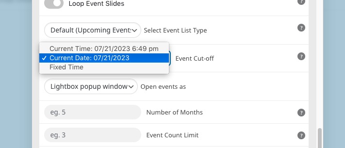 problems sliders – EventON Help Desk