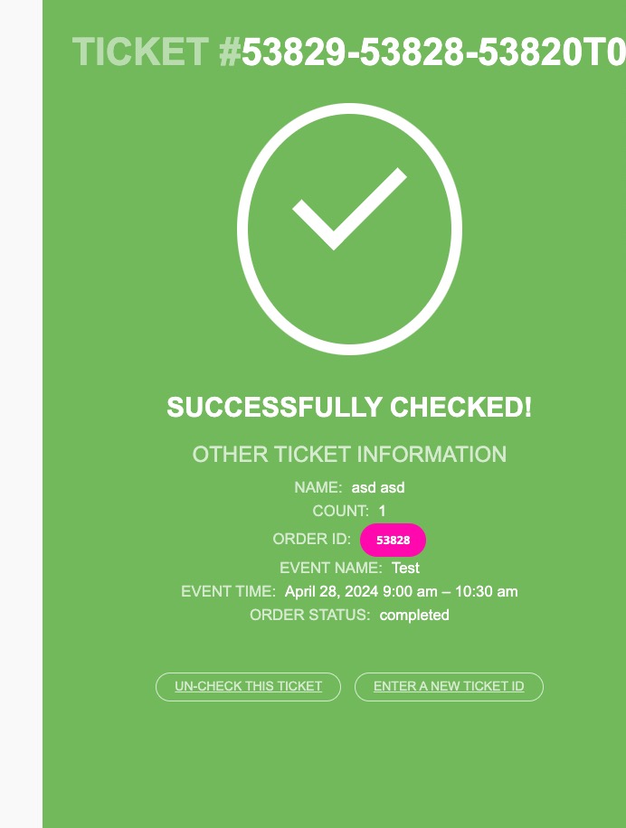 QR code checking not working – EventON Help Desk