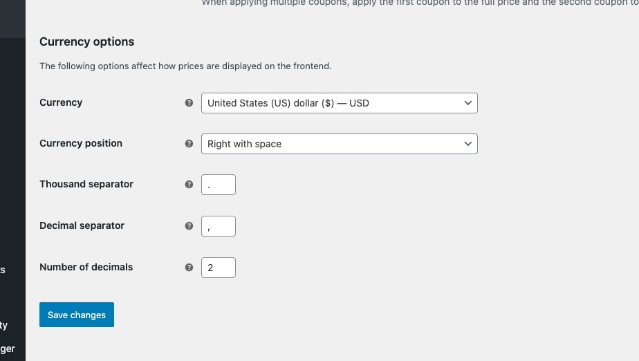 Name your price : difference between dot and coma – EventON Help Desk